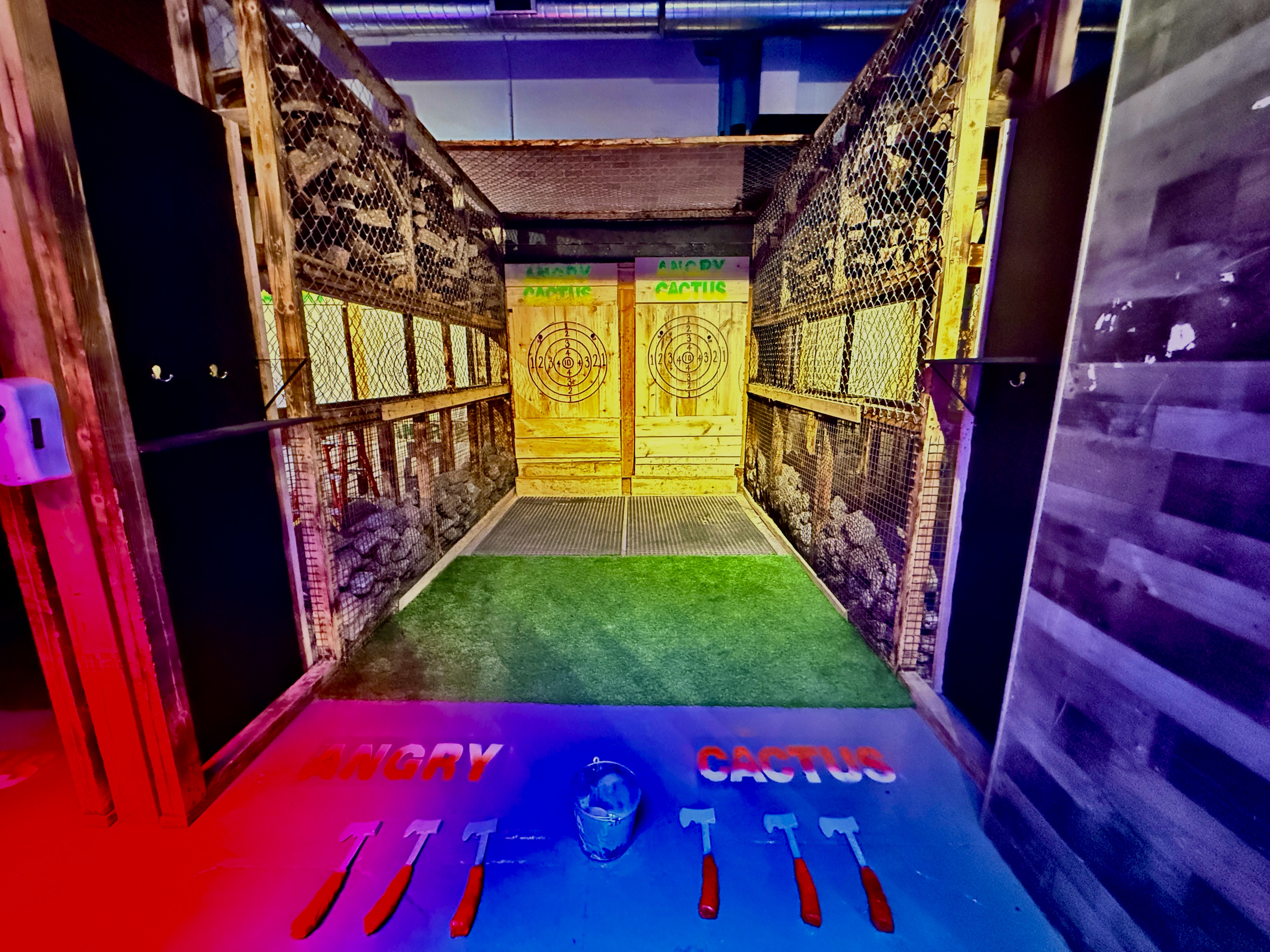 The Angry Cactus Lounge | Axe Throwing & Rage Rooms | Chicago Entertainment