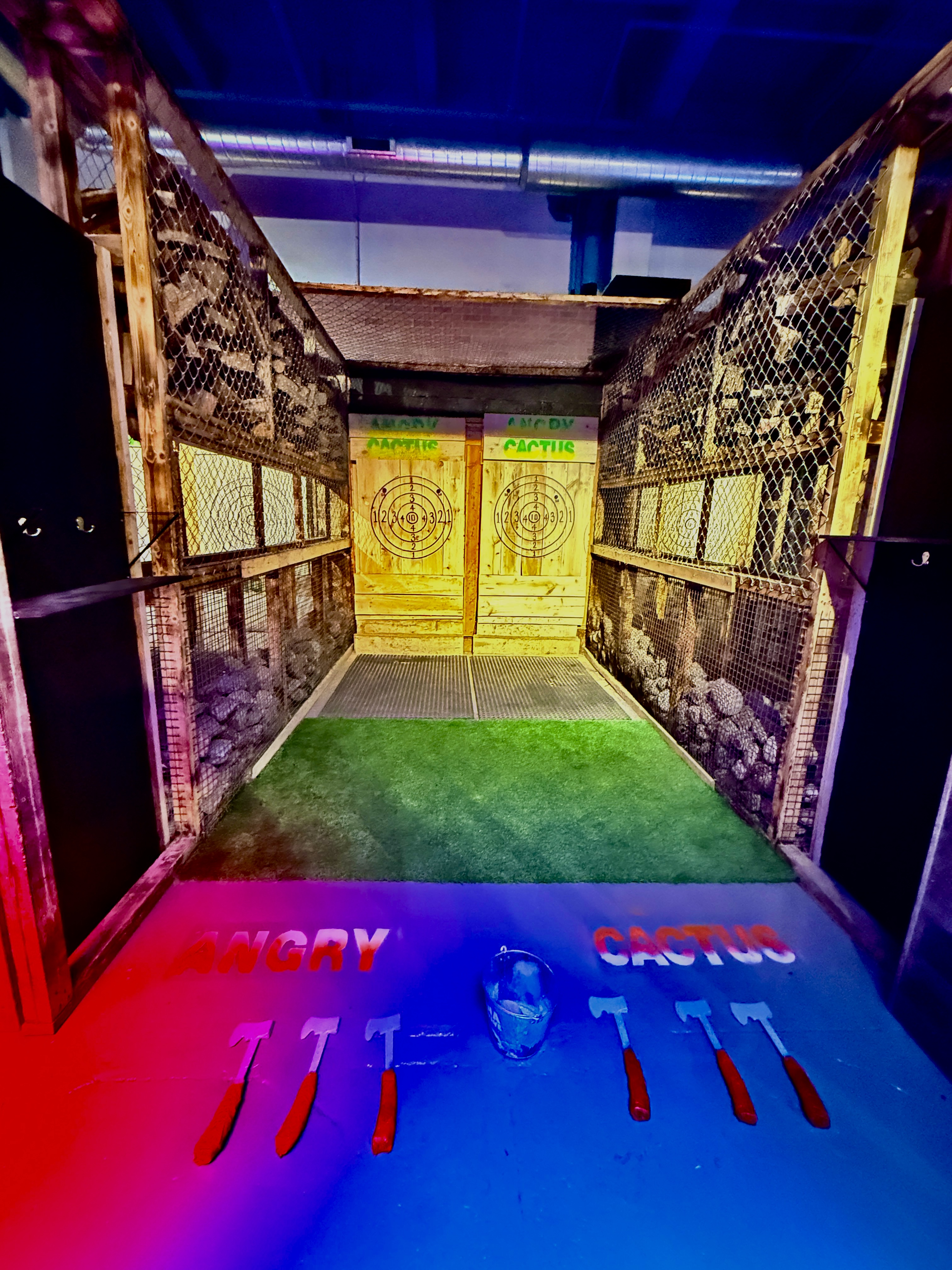 The Angry Cactus Lounge | Axe Throwing & Rage Rooms | Chicago Entertainment