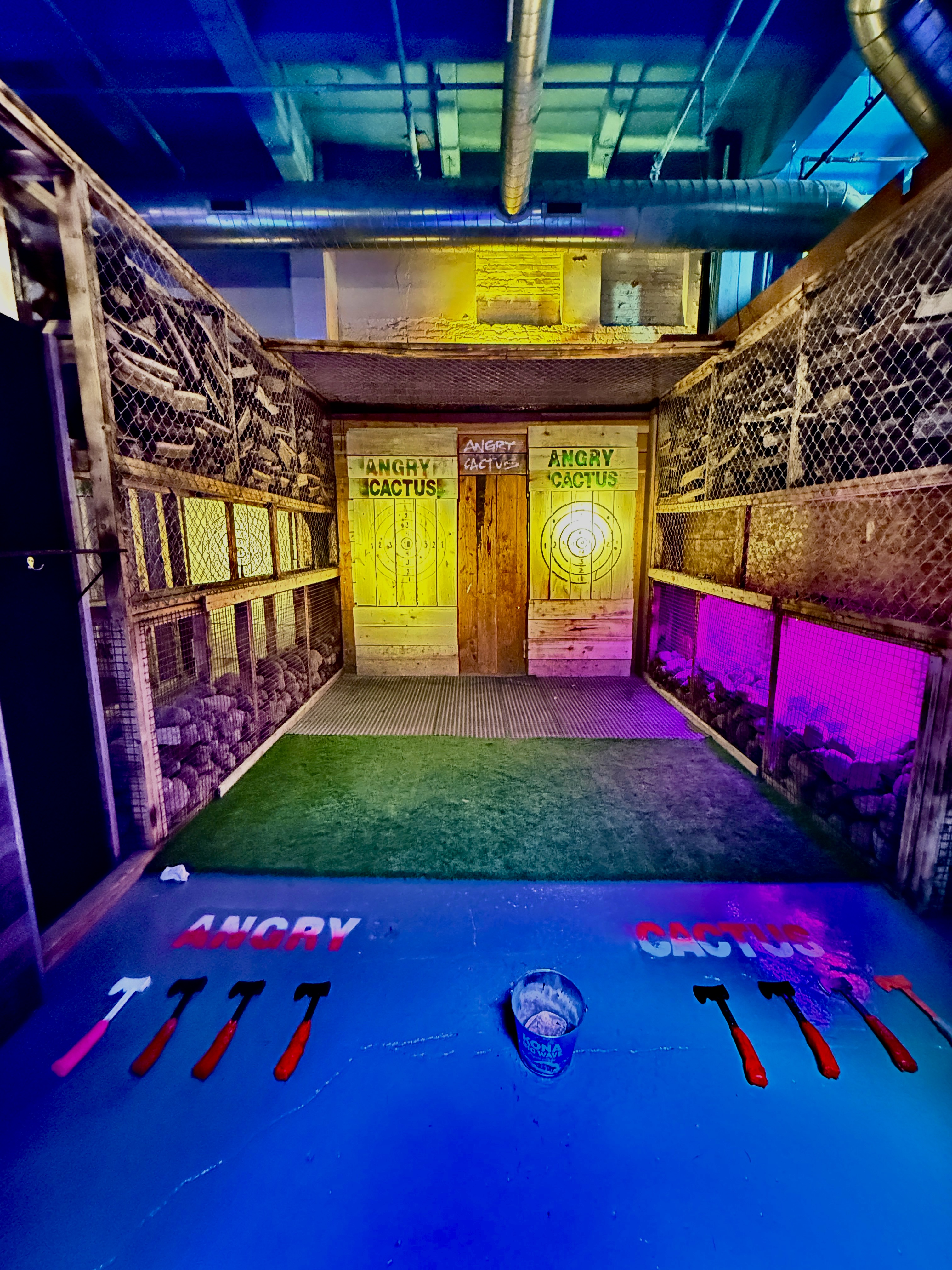 The Angry Cactus Lounge | Axe Throwing & Rage Rooms | Chicago Entertainment